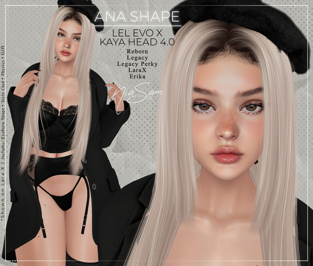Second Life Marketplace - NIASAM'Store - Lel EvoX Kaya 4.0 - Ana Shape